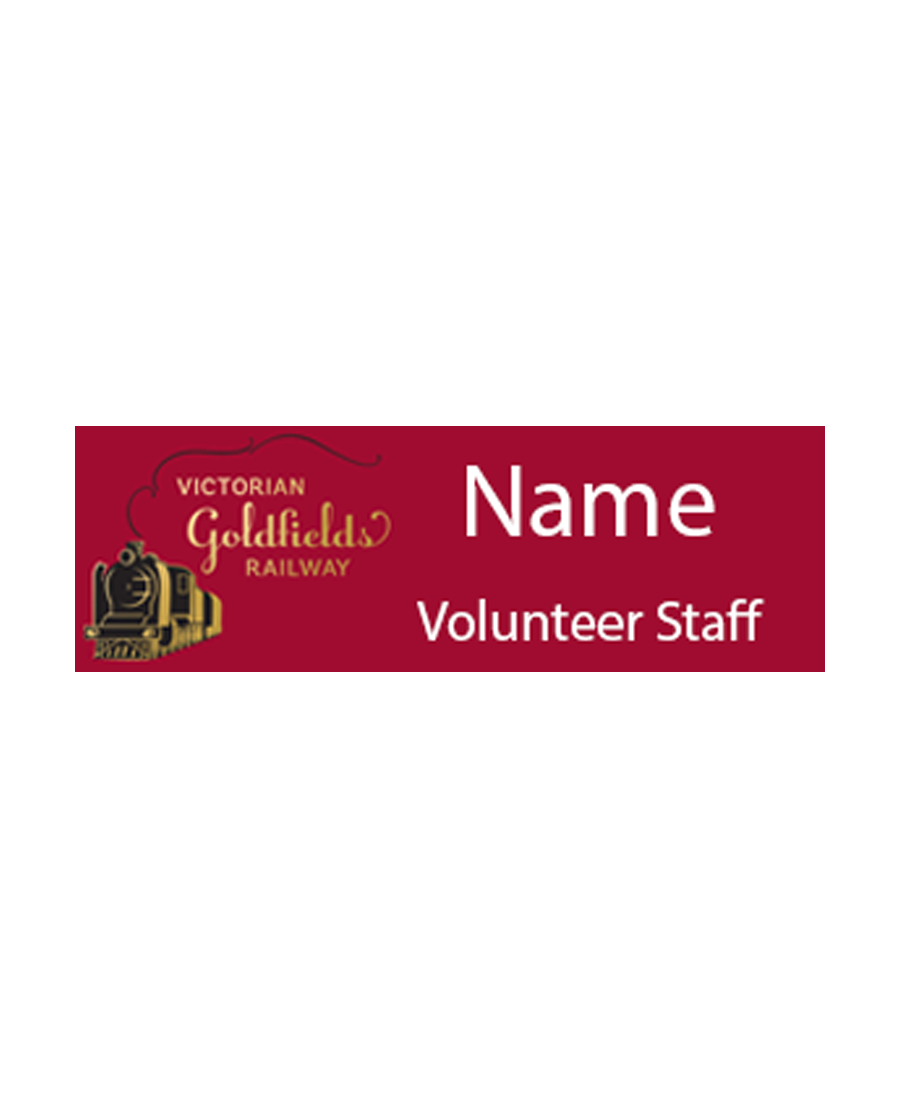 Name Badge | Victorian Goldfields Railway